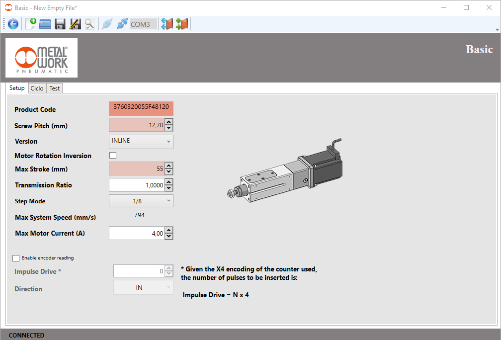 Metal Work e.drive BASIC new features