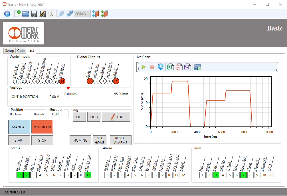 Metal Work e.drive BASIC new features